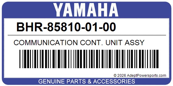Yamaha BHR-85810-01-00 - Communication Cont. Unit Assy - Adept Powersports